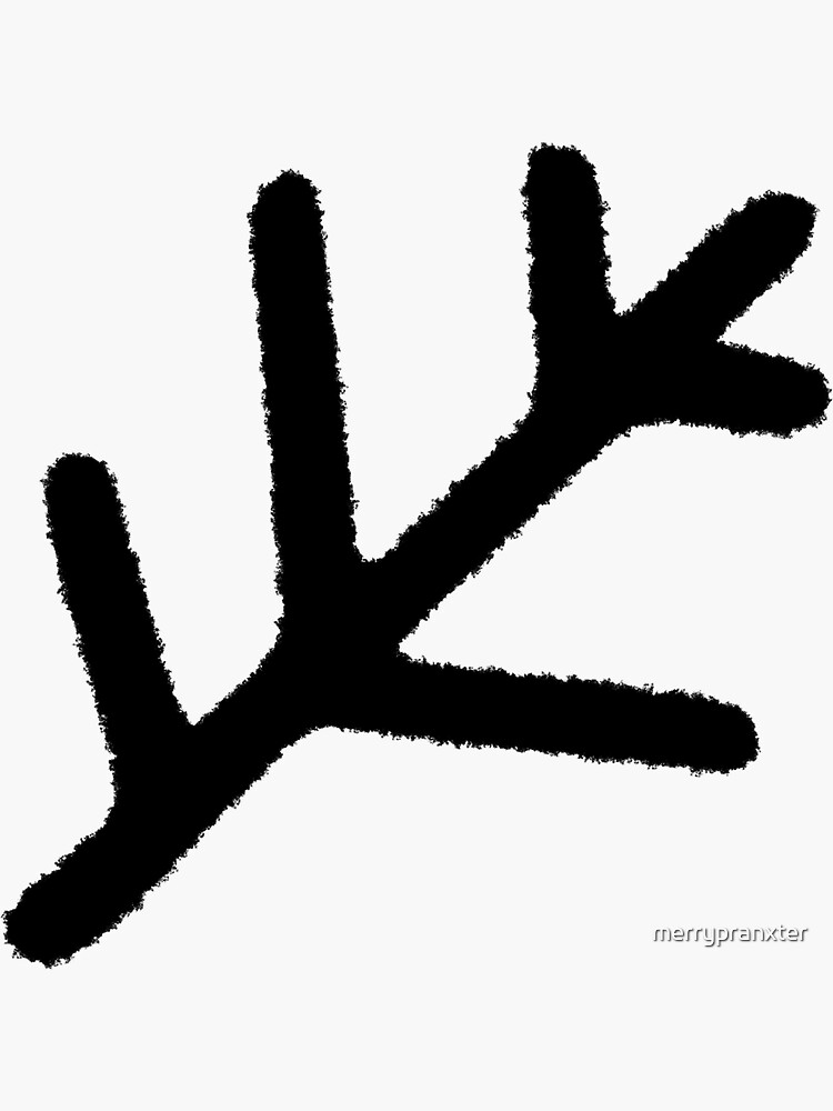 "Elder Sign Sticker" Sticker for Sale by merrypranxter | Redbubble