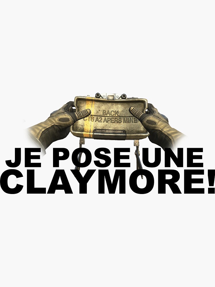 "Claymore !" Sticker for Sale by Monakraft | Redbubble