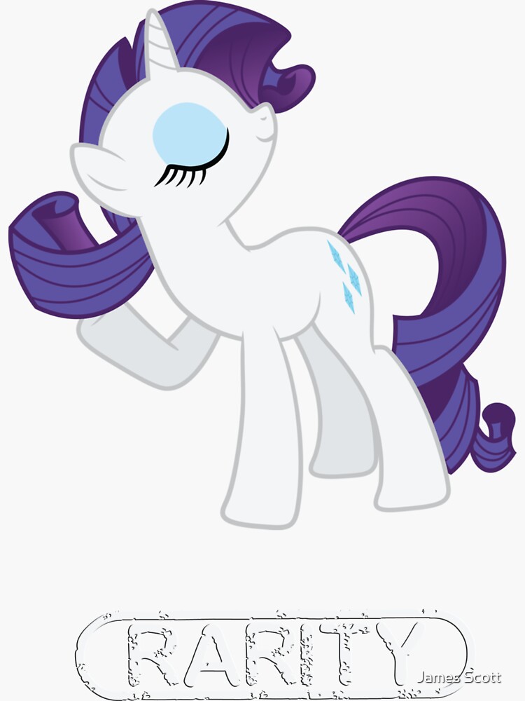 "Rarity" Sticker for Sale by AwesomeCore | Redbubble