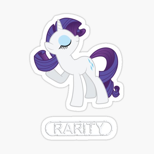 "Rarity" Sticker for Sale by AwesomeCore | Redbubble