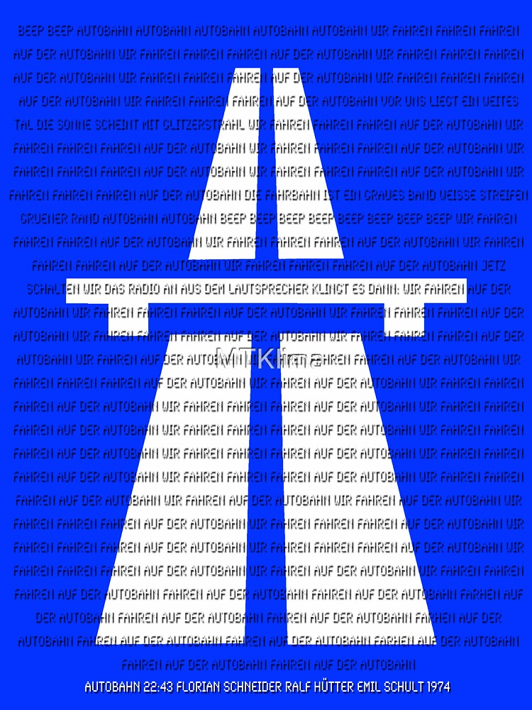 "Autobahn" Sticker for Sale by MTKlima | Redbubble
