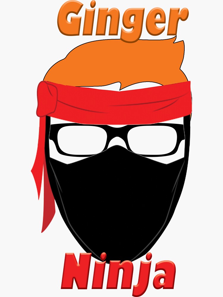 "Ginger Ninja - The ultimate fighting machine" Sticker for Sale by ...