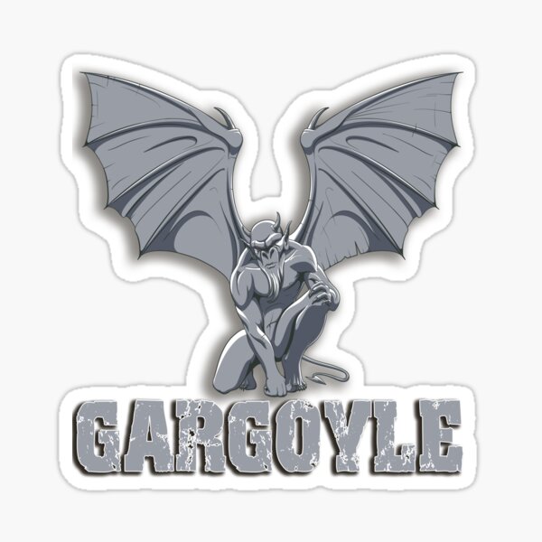 "Gargoyle" Sticker for Sale by AdeGee | Redbubble