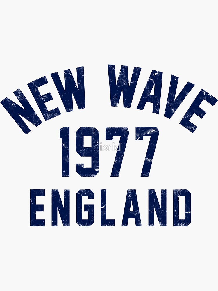 "New Wave" Sticker for Sale by ixrid | Redbubble
