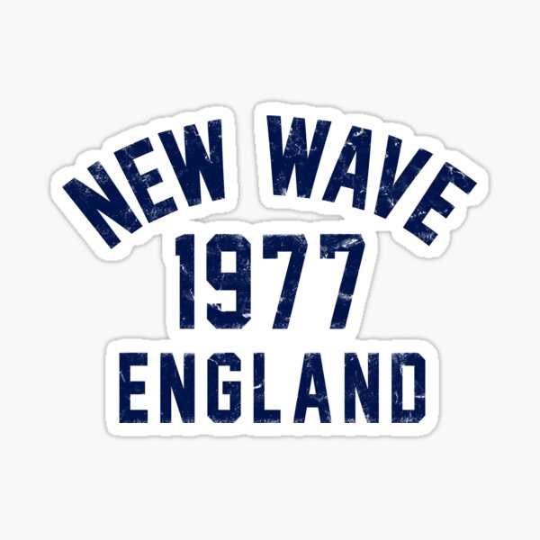 "New Wave" Sticker for Sale by ixrid | Redbubble