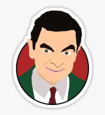 Mr Bean Cartoon Stickers | Redbubble