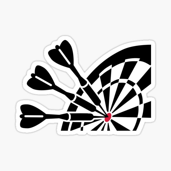Dartboard Stickers | Redbubble