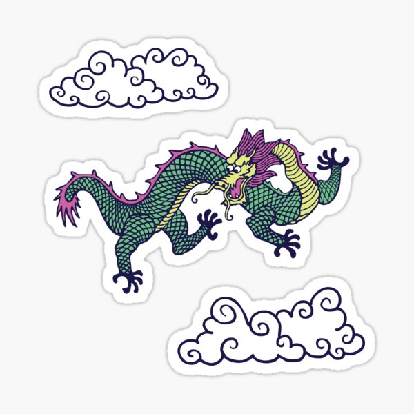 Chinese Dragon Stickers | Redbubble
