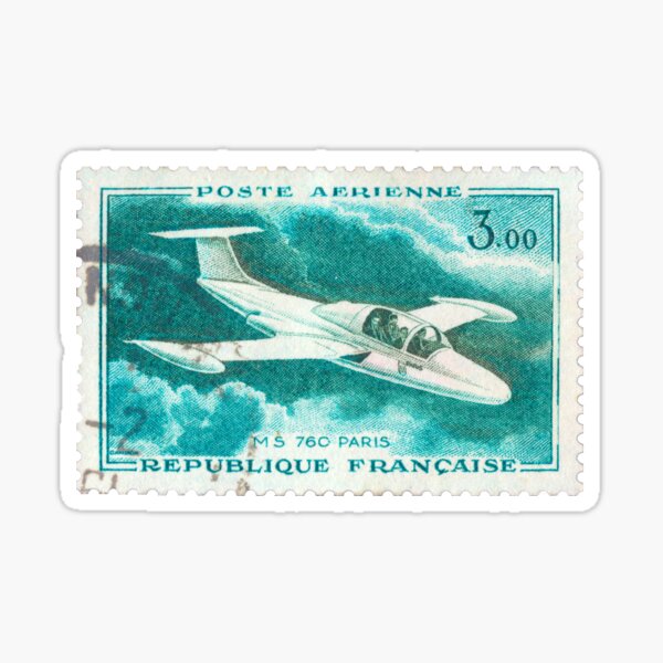 "Air Postal France" Sticker for Sale by mkoudis | Redbubble