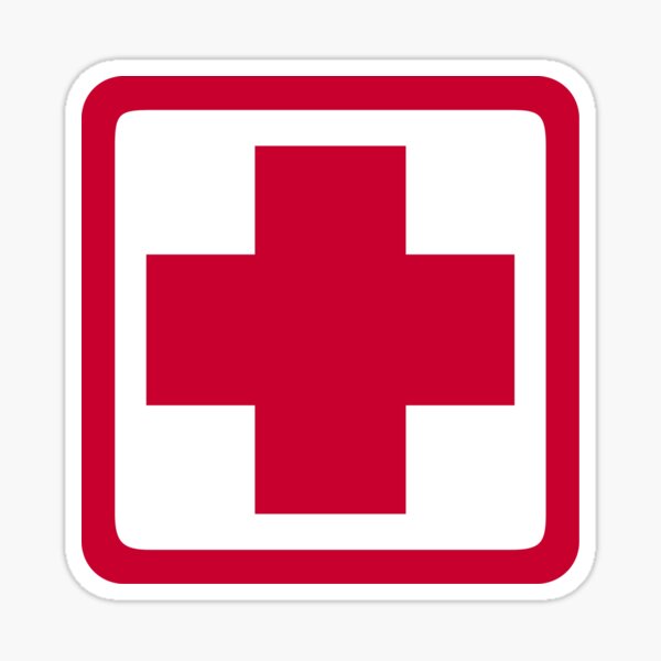 Medical Cross Stickers | Redbubble