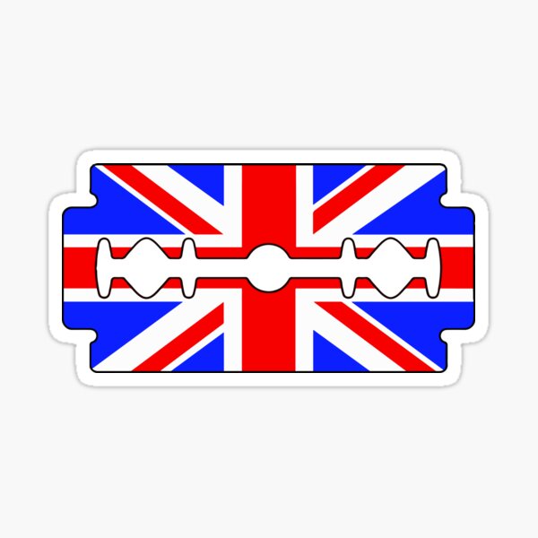 "UK Razor blade" Sticker by masterchef-fr | Redbubble