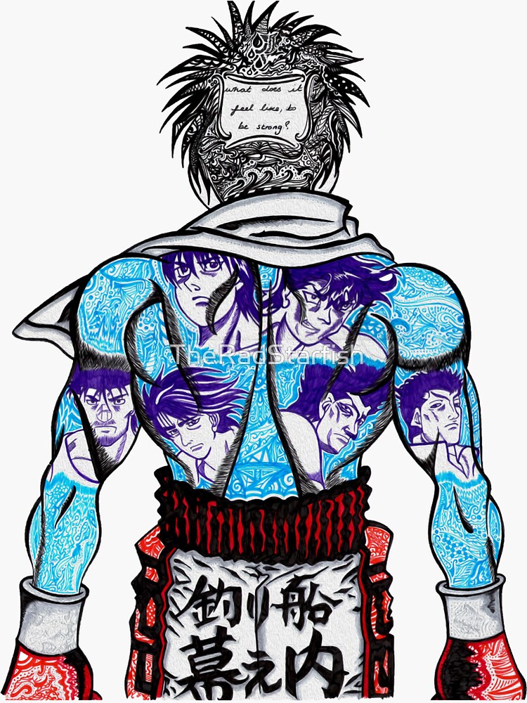 "Ippo Doodle" Sticker by TheRadStarfish | Redbubble