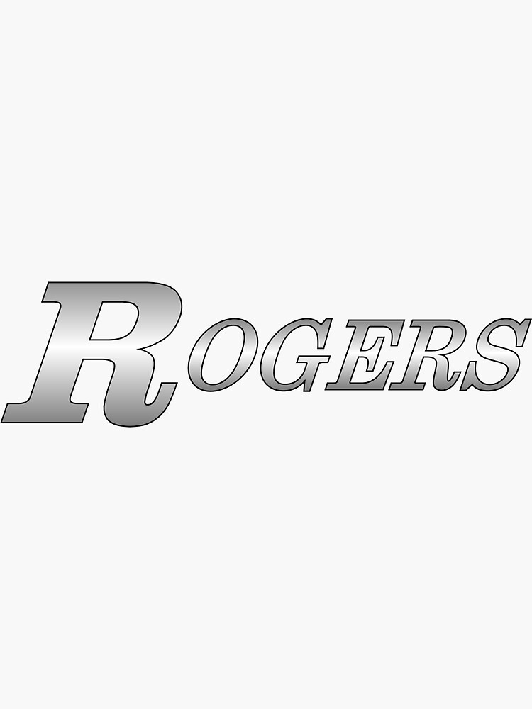 "Rogers Drums Silver" Sticker by mayala | Redbubble