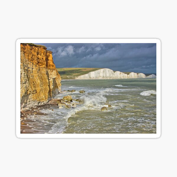 "The Seven Sisters From Hope Gap - HDR" Sticker for Sale by Arrowman ...