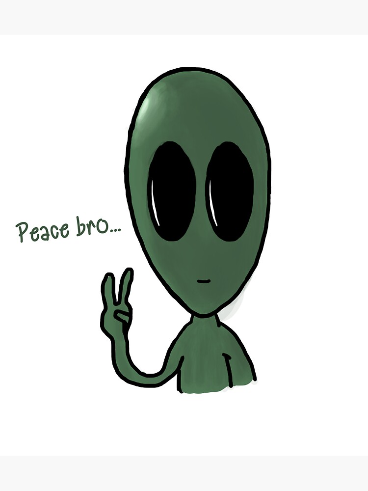 "Peace bro..." Sticker for Sale by thalesrocha | Redbubble