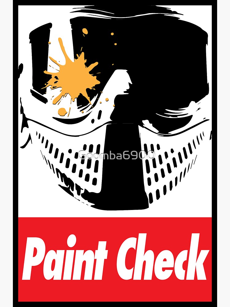"Paint Check" Sticker for Sale by Goomba6900 | Redbubble
