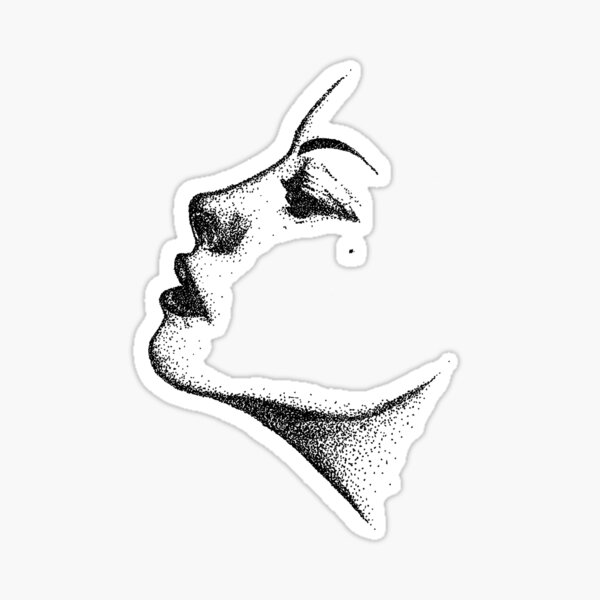 "Stipple" Sticker for Sale by ClarkiieRB | Redbubble