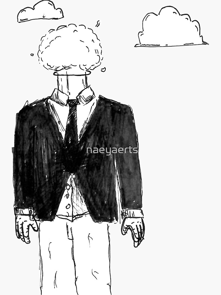 "Head Explosion" Sticker for Sale by naeyaerts | Redbubble