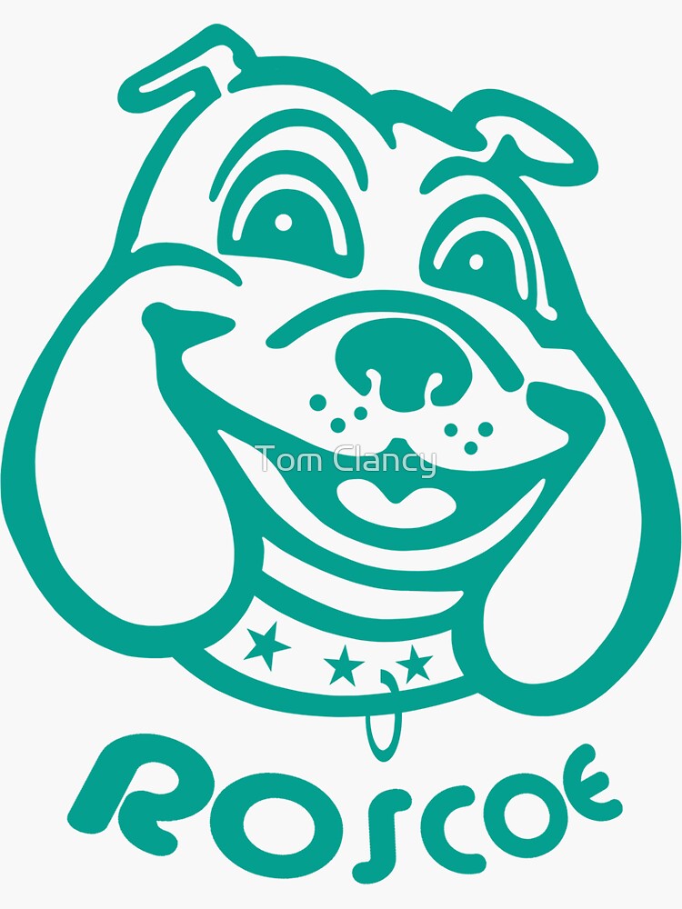"Roscoe! (Team colours)" Sticker by RetroLink | Redbubble