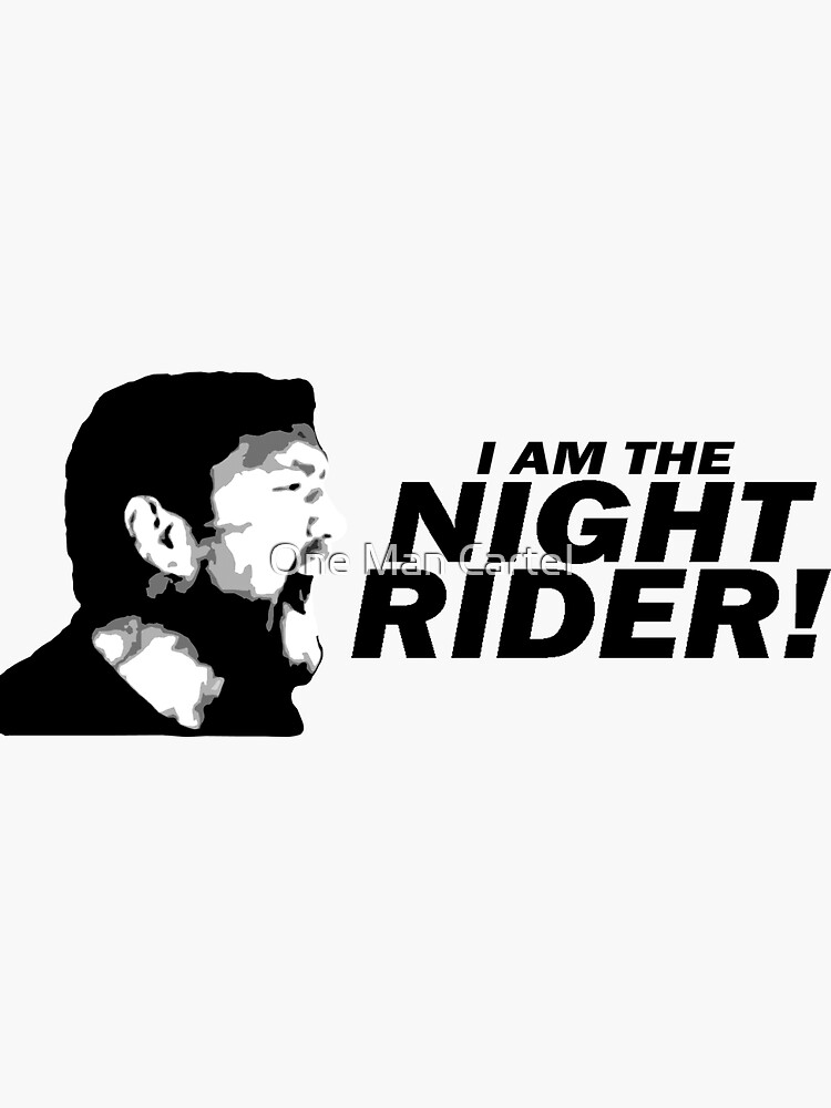 "Mad Max - I Am The Night Rider" Sticker for Sale by antdragonist ...