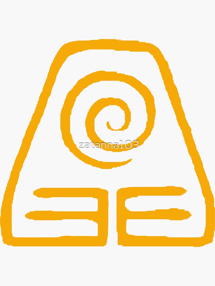 "Earth Kingdom Symbol" Sticker for Sale by zatanna103 | Redbubble