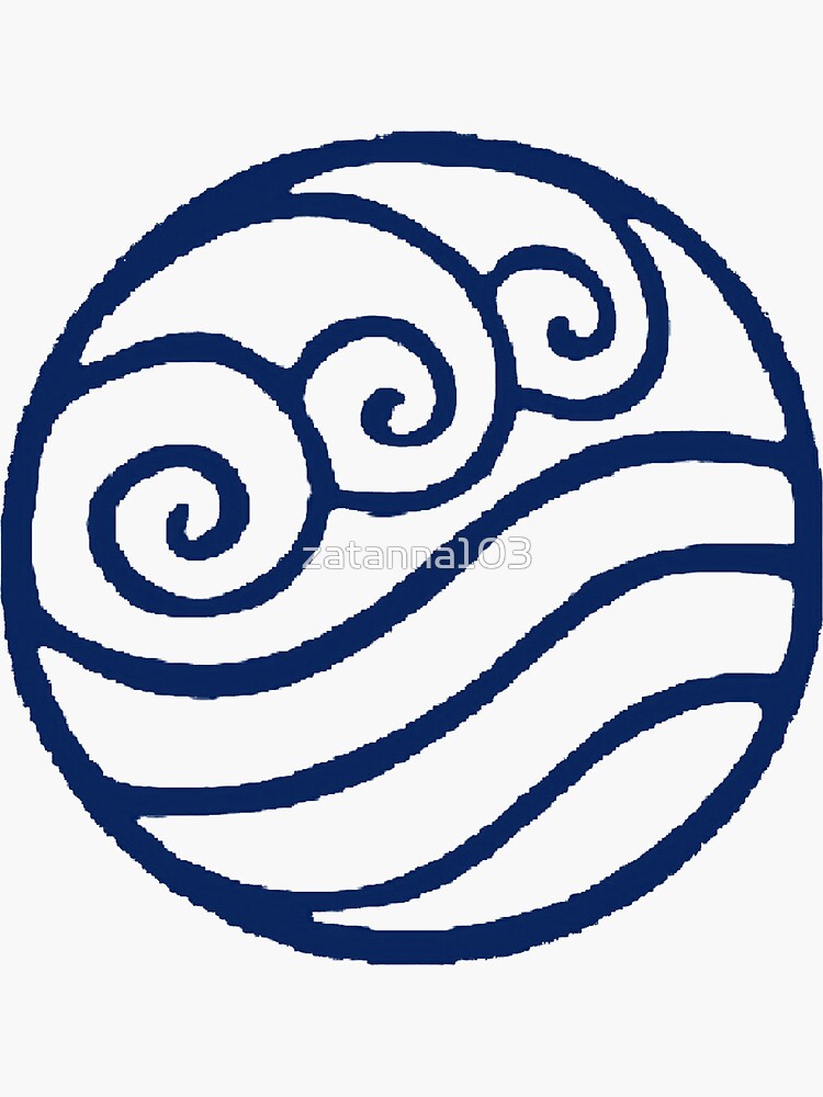 "Water Tribe Symbol" Sticker for Sale by zatanna103 | Redbubble