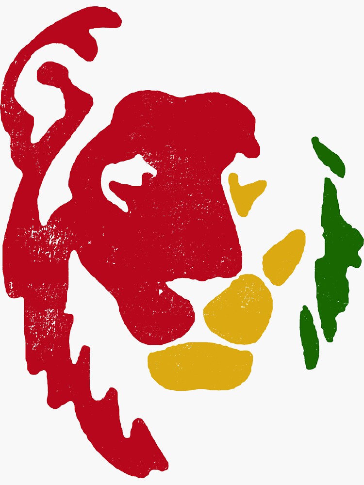 "Lion Rasta Reggae" Sticker for Sale by LHKooyong | Redbubble