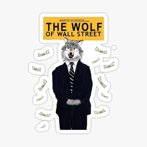 "The Wolf of Wall Street" Sticker by Nornberg77 | Redbubble