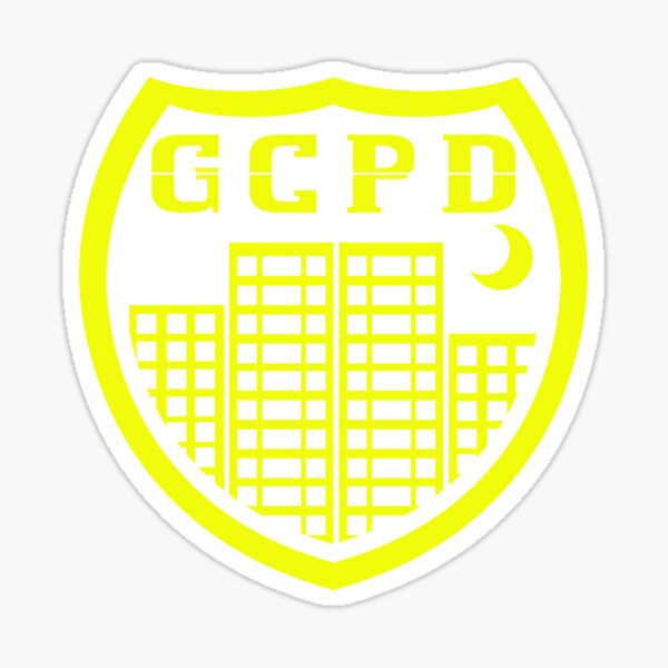 "GCPD" Sticker by GradientPowell | Redbubble