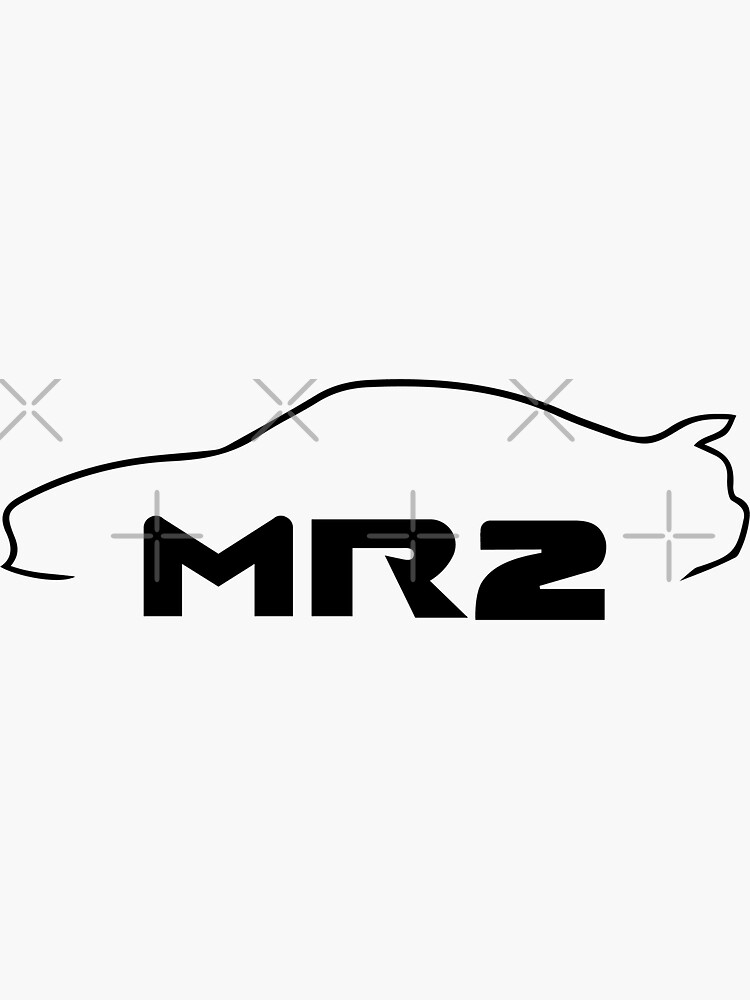 "MR2 Outline SW20 Shirt" Sticker for Sale by MikeKunak | Redbubble
