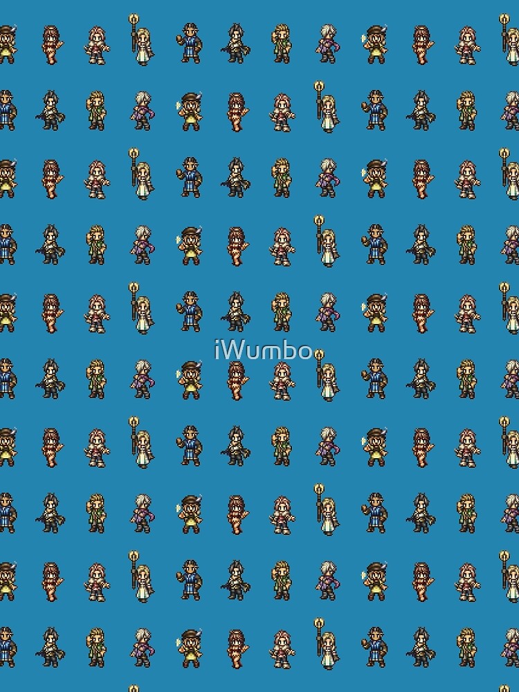 "Octopath Traveler Character Sprites" Scarf for Sale by iWumbo | Redbubble