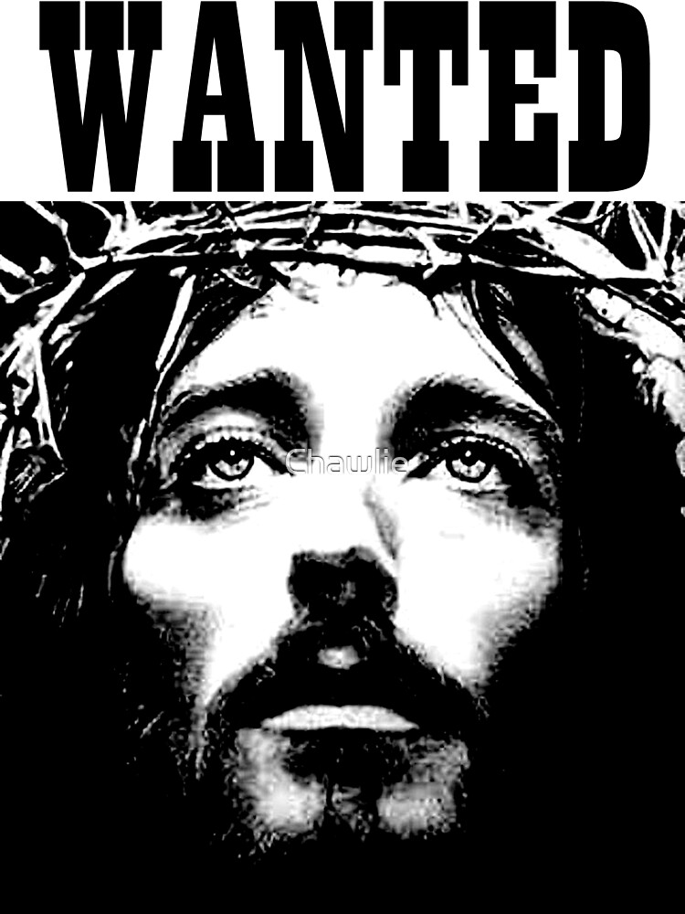 "Jesus Wanted" Sticker for Sale by Chawlie | Redbubble