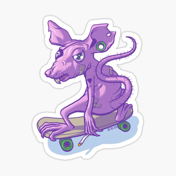 "Rat Bastard" Sticker for Sale by cs3ink | Redbubble