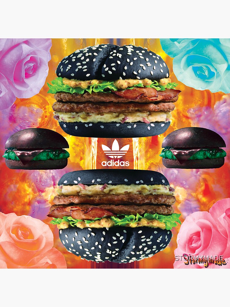 "Health Goth Burger" Sticker by STORMYMADE | Redbubble
