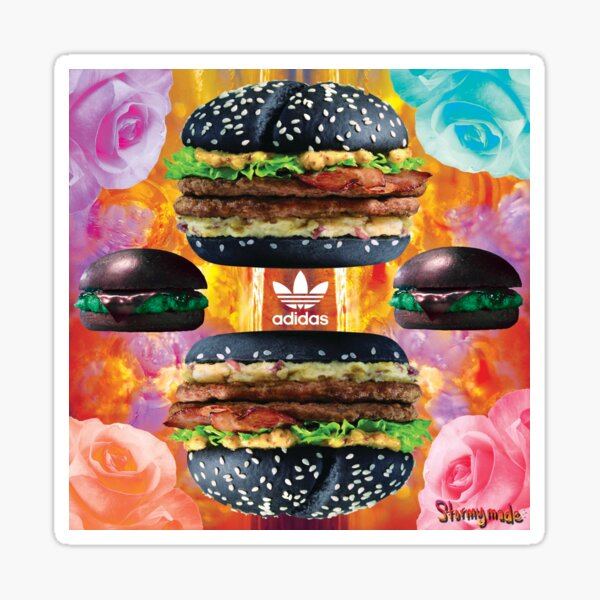"Health Goth Burger" Sticker by STORMYMADE | Redbubble