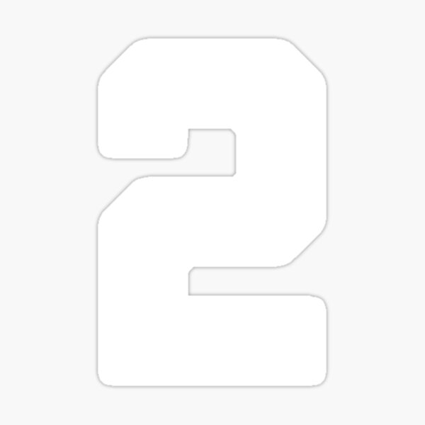 "#2 (two)" Sticker for Sale by nametaken | Redbubble