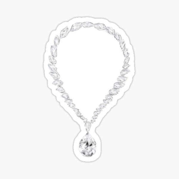 "Diamond Necklace" Sticker by melissamiddle | Redbubble