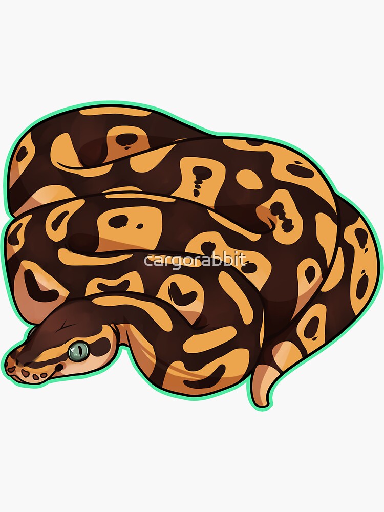 "Dorothy - Pastel Ball Python" Sticker for Sale by cargorabbit | Redbubble