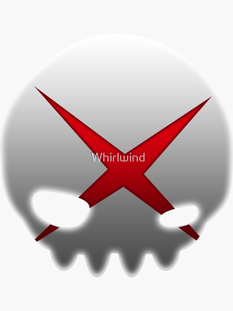 "Red X" Sticker by Whirlwind | Redbubble