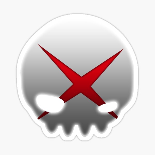 "Red X" Sticker by Whirlwind | Redbubble
