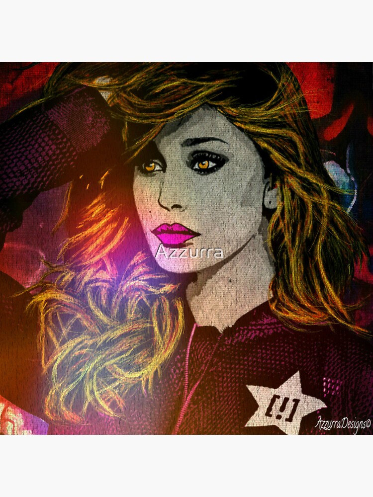 "BELEN RODRIGUEZ" Sticker for Sale by Azzurra | Redbubble