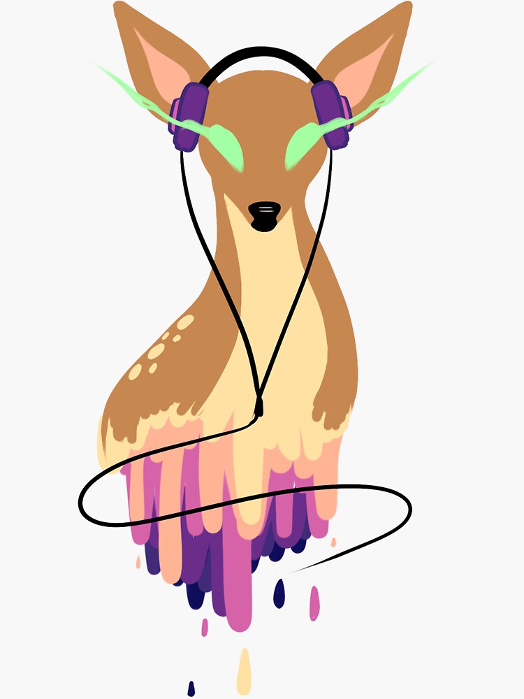 "Deer Goop" Sticker for Sale by Mrspala | Redbubble