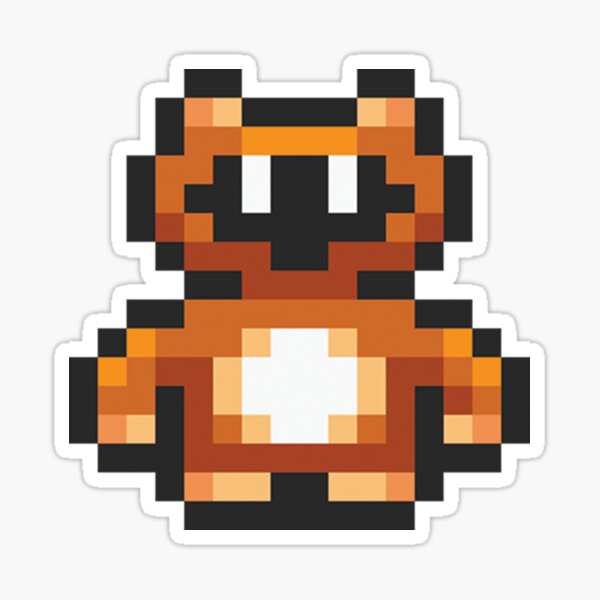 Tanooki Mario Stickers | Redbubble