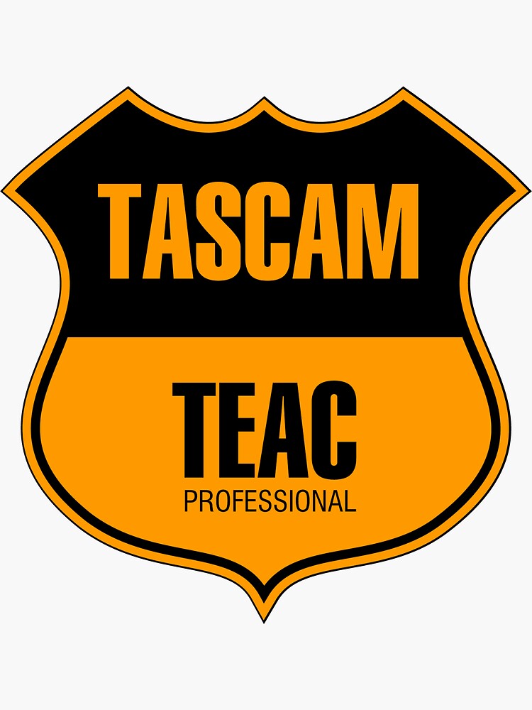 "Tascam Teac Professional" Sticker for Sale by yober | Redbubble