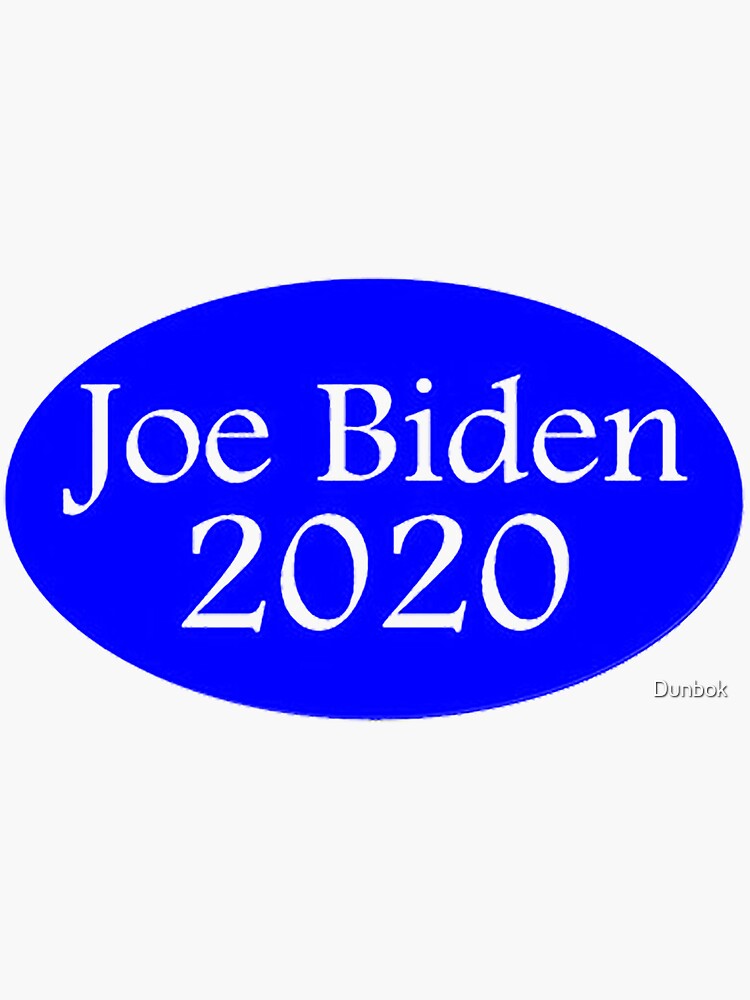 "Joe Biden 2020" Sticker by Dunbok | Redbubble