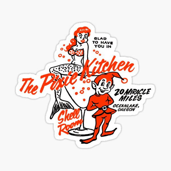 "Pixieland's Pixie Kitchen" Sticker for Sale by Hedrin | Redbubble