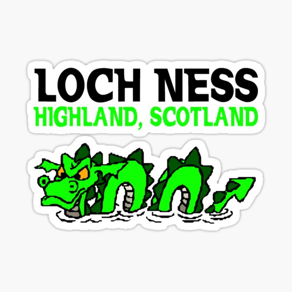 "LOCH NESS" Sticker for Sale by IMPACTEES | Redbubble