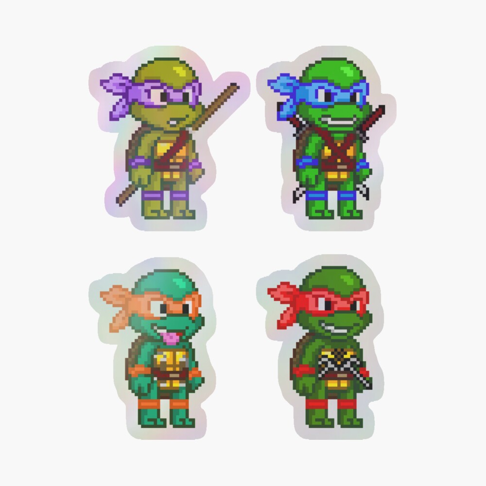 Hoja De Sprites De Las Tortugas Ninja Adolescentes Mutantes
