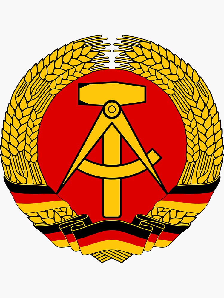 "National Emblem of East Germany " Sticker for Sale by abbeyz71 | Redbubble