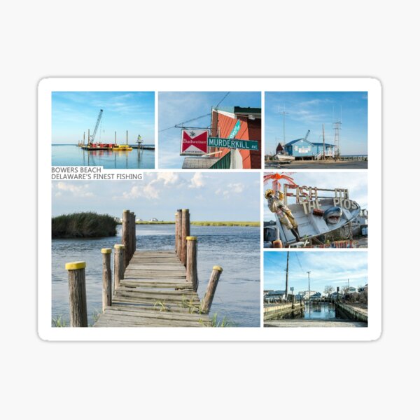 "Bowers Beach Delaware." Sticker for Sale by ishore1 | Redbubble